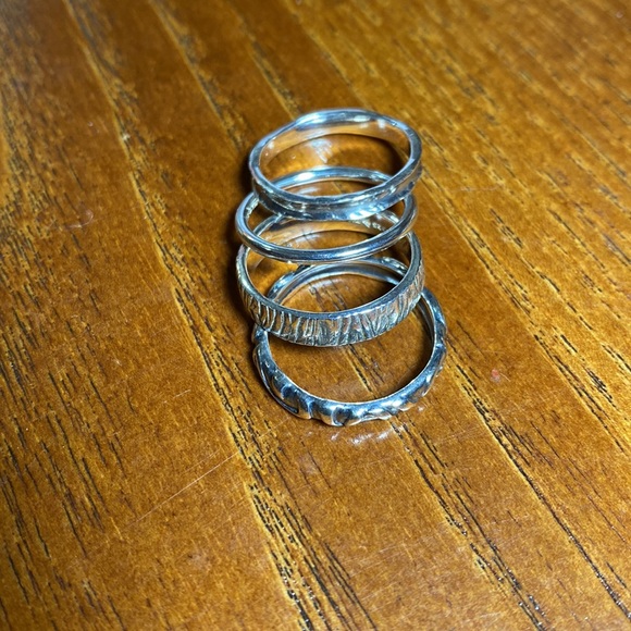 Silpada | Jewelry | Set Of 4 Silpada Stacking Rings Size 6 | Poshmark